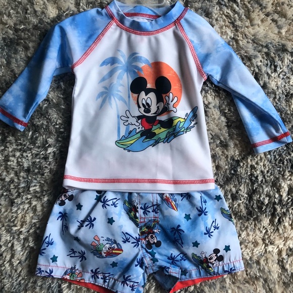 Disney | Swim | Nwt Mickey Mouse Swim Set | Poshmark